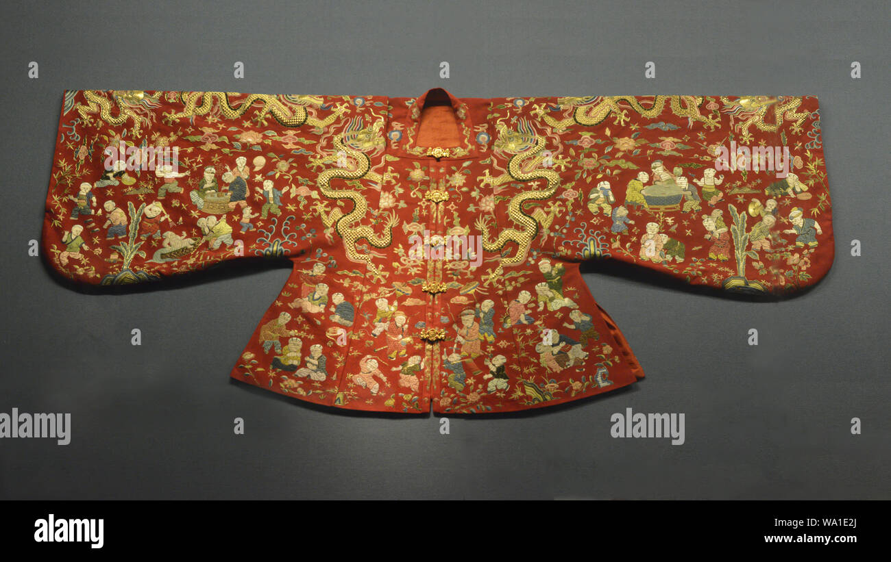 The ancient philosophers motifs padded jacket (clear Stock Photo - Alamy