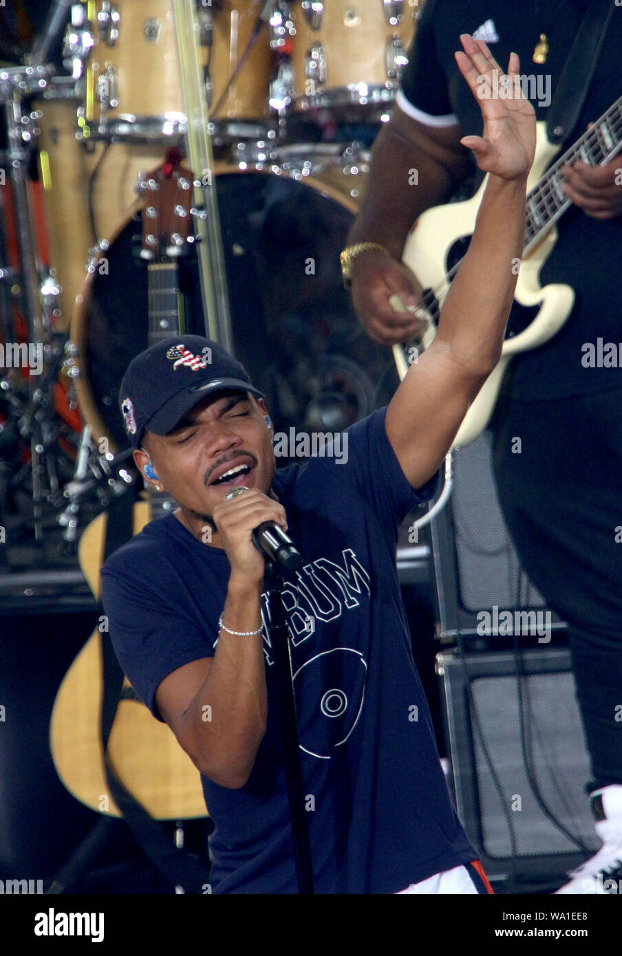 August 16, 2019, New York City, New York, USA: Singer CHANCE THE RAPPER ...