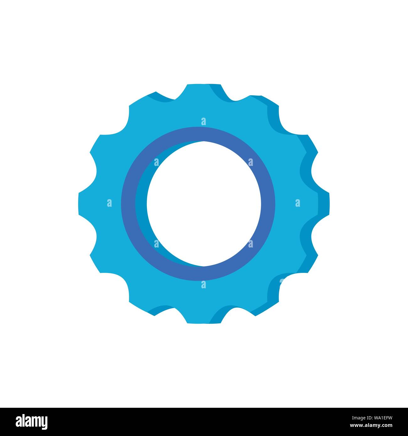 gear machine settings isolated icon Stock Vector Image & Art - Alamy