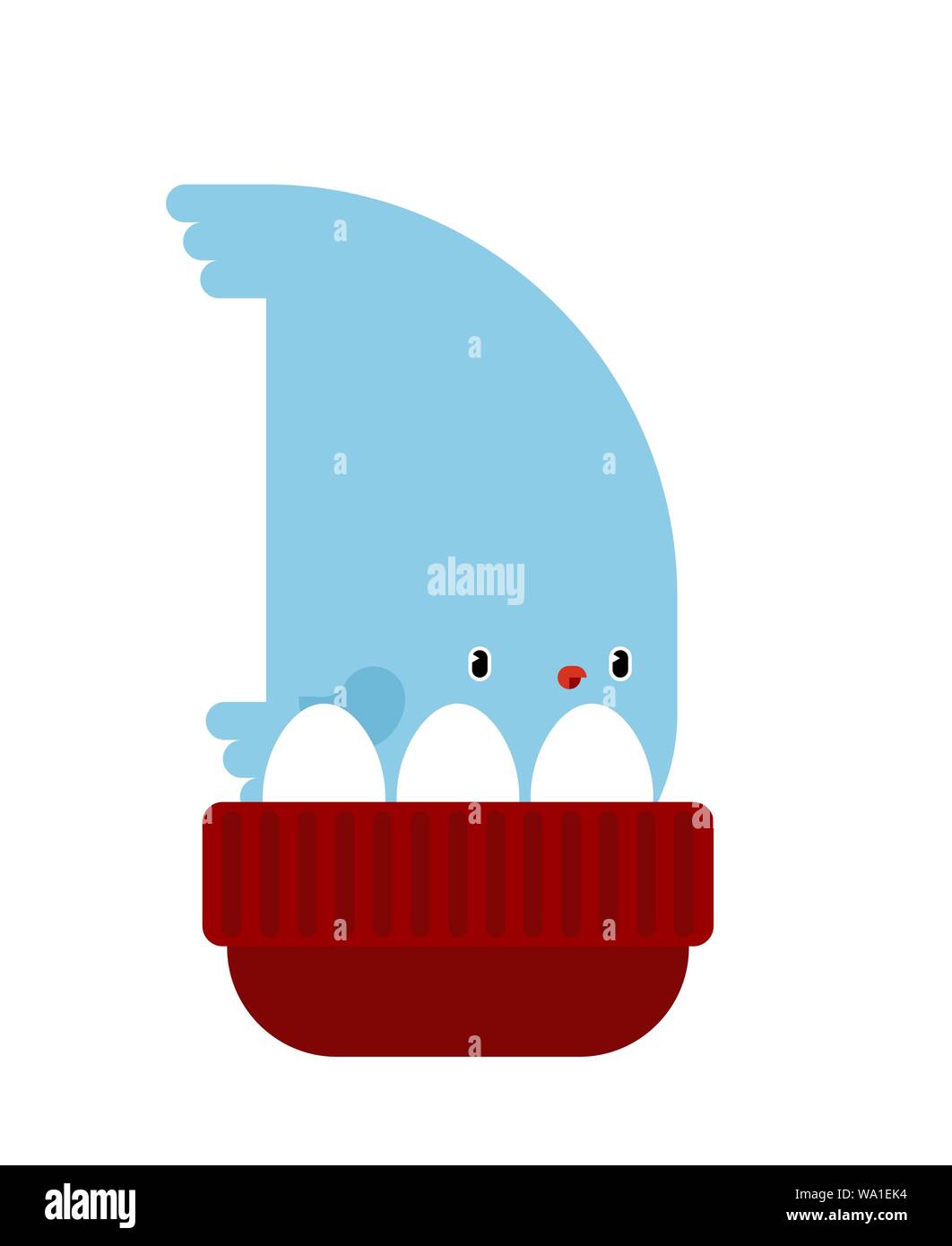 Nest in cartoon style Cut Out Stock Images & Pictures - Alamy