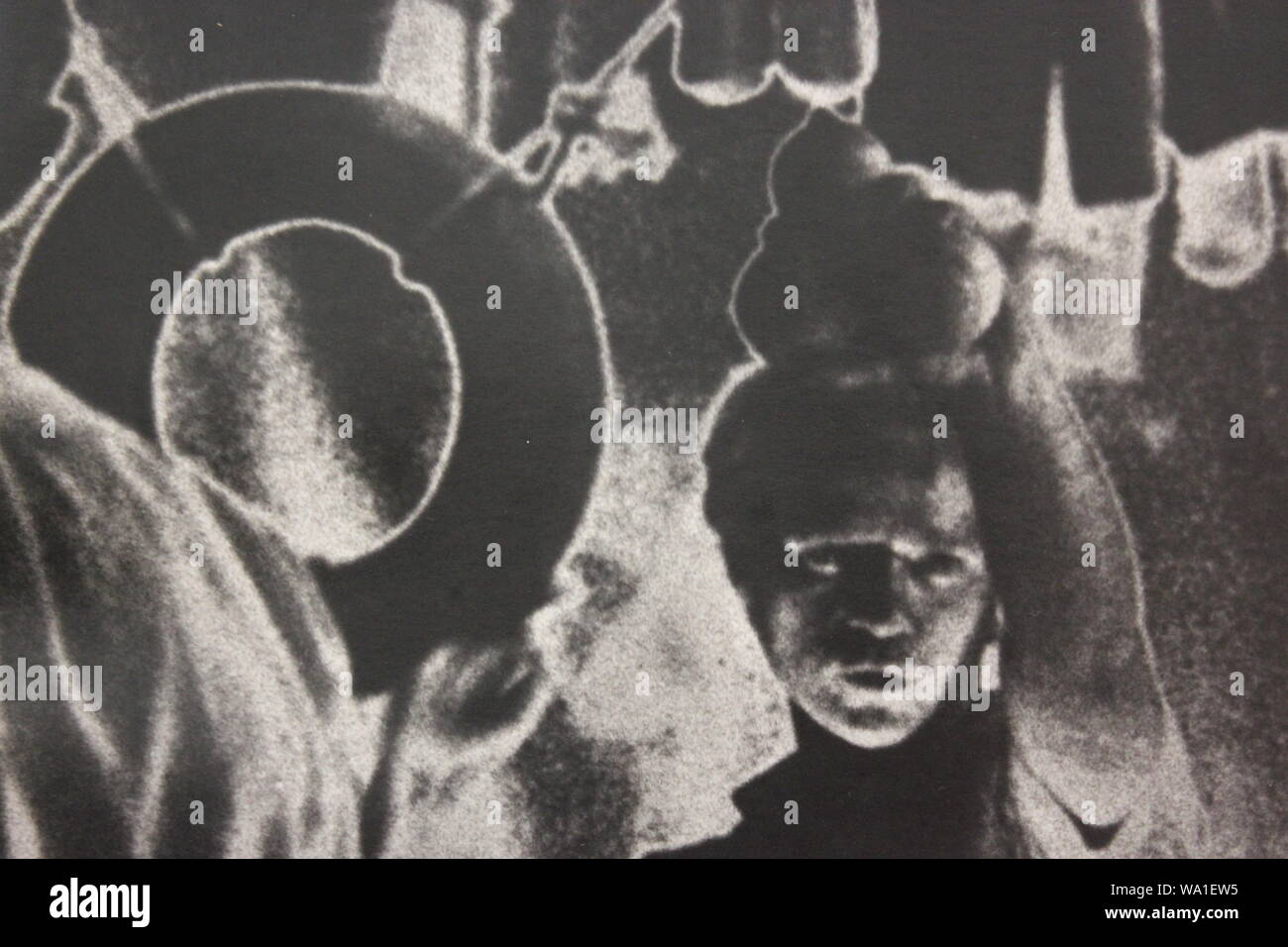 Fine black and white art photography from the 1970s of a carnival ...