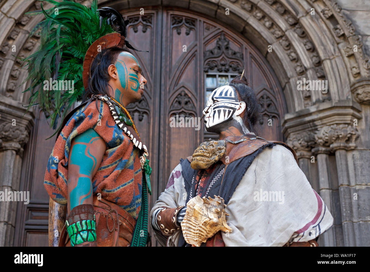 Edinburgh Fringe, Royal Mile, Scotland, UK. 18th August 2019 Julio ...