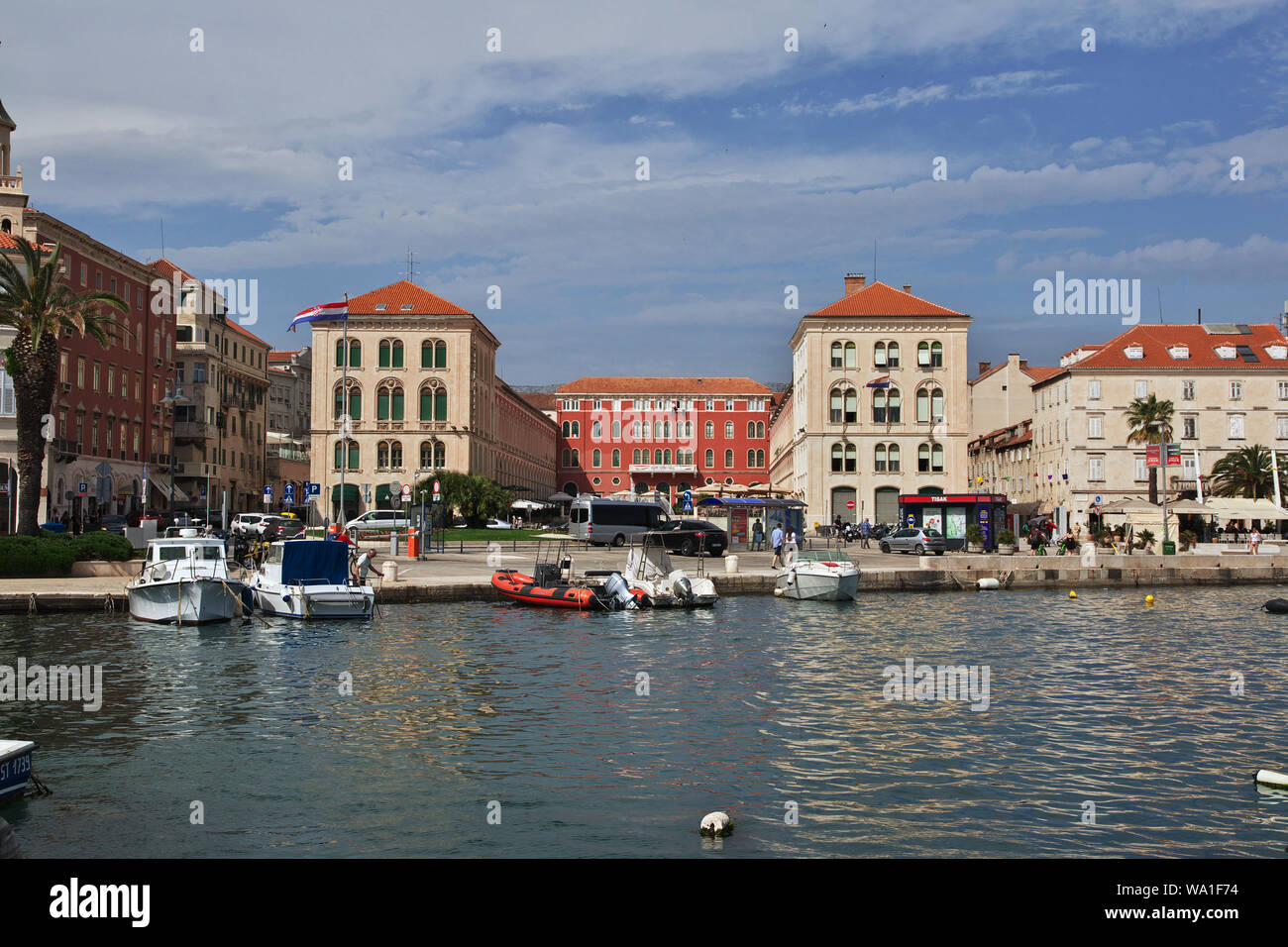 Split city on the Adriatic sea, Croatia Stock Photo - Alamy