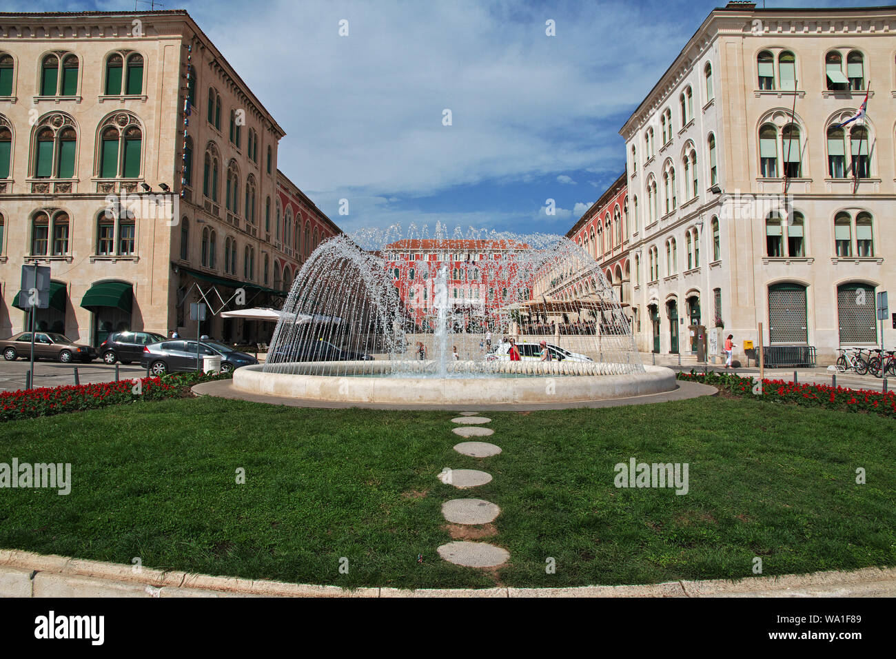 Split city on the Adriatic sea, Croatia Stock Photo - Alamy
