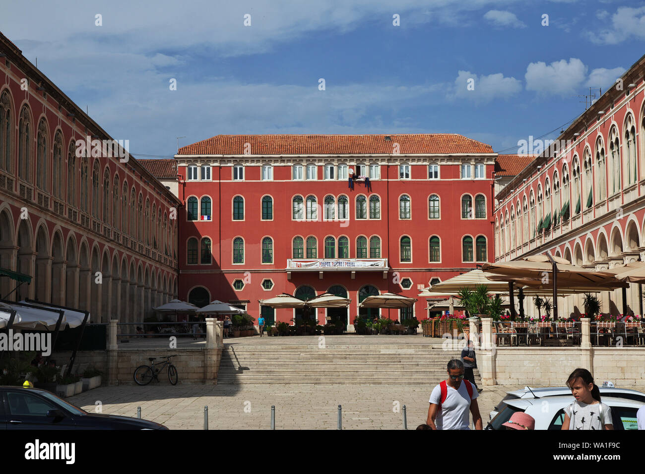 Split city on the Adriatic sea, Croatia Stock Photo - Alamy