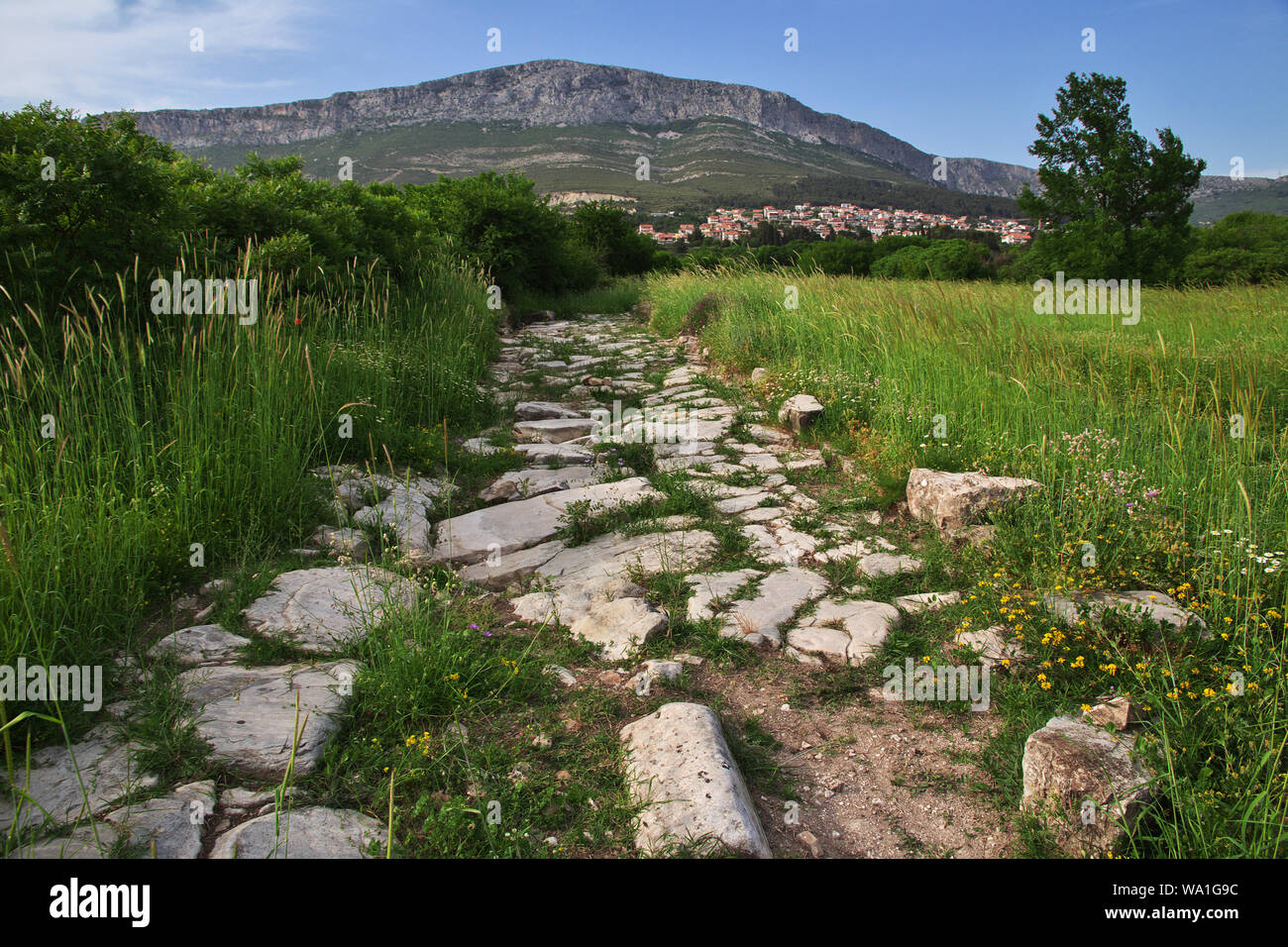 Ancient Roman ruins in Croatia, Balkan Stock Photo - Alamy