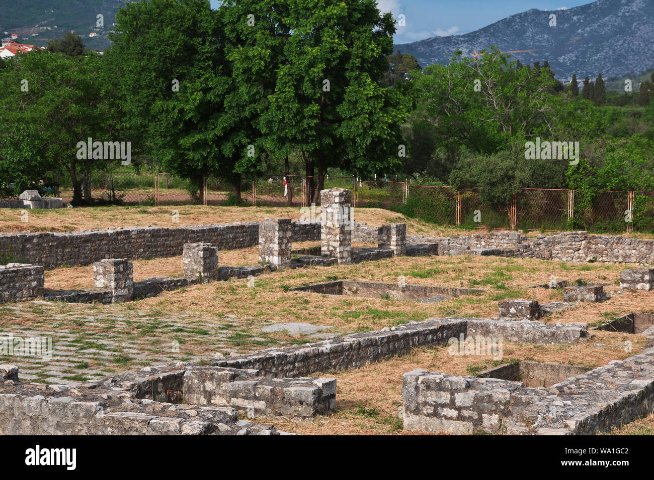 Ancient Roman ruins in Croatia, Balkan Stock Photo - Alamy
