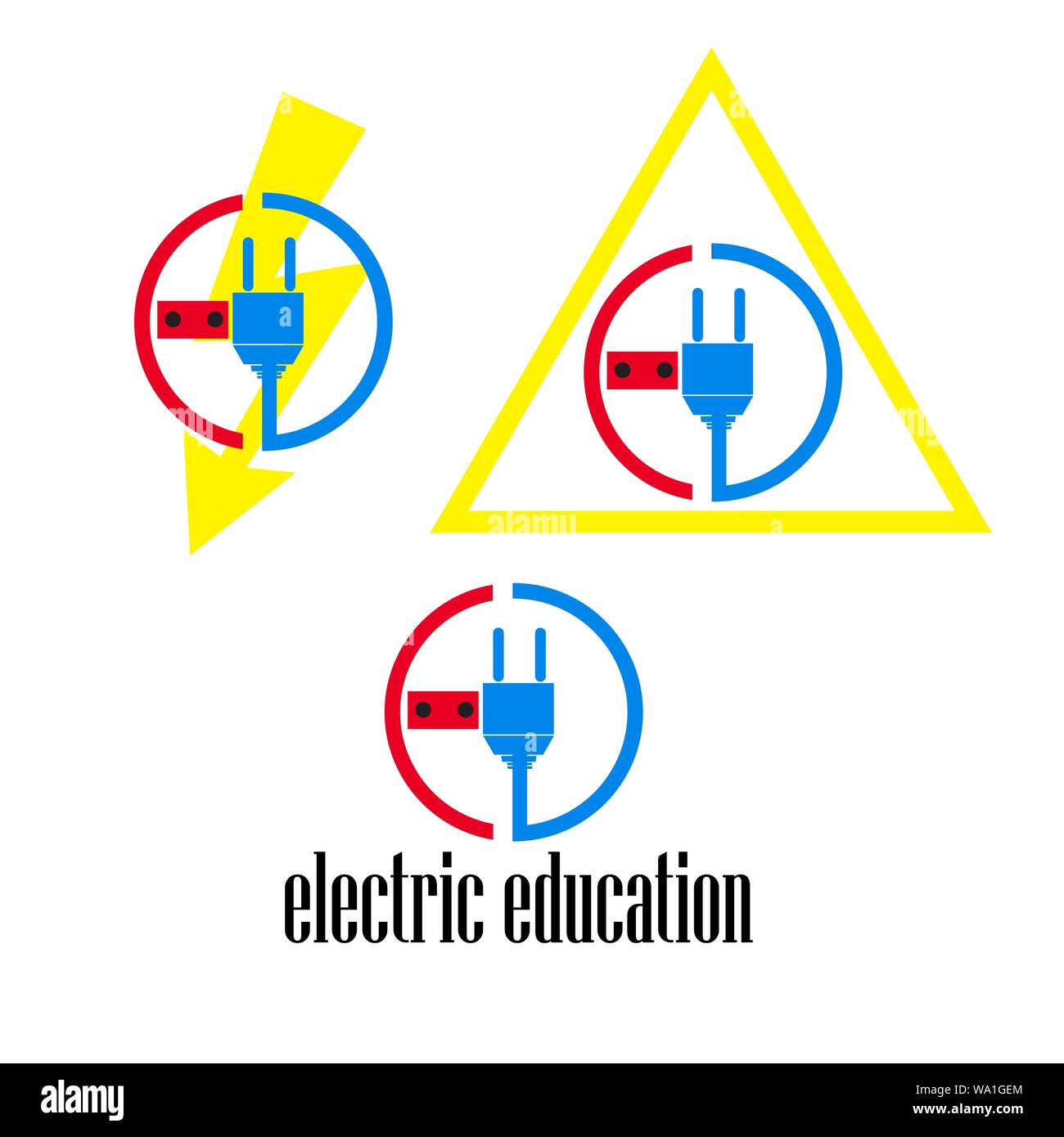 Electricity Logo Template Design Vector, Emblem, Design Concept ...