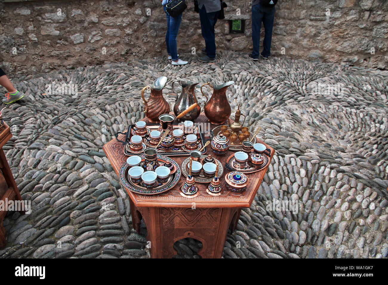 Souvenirs in Mostar, Bosnia and Herzegovina Stock Photo - Alamy