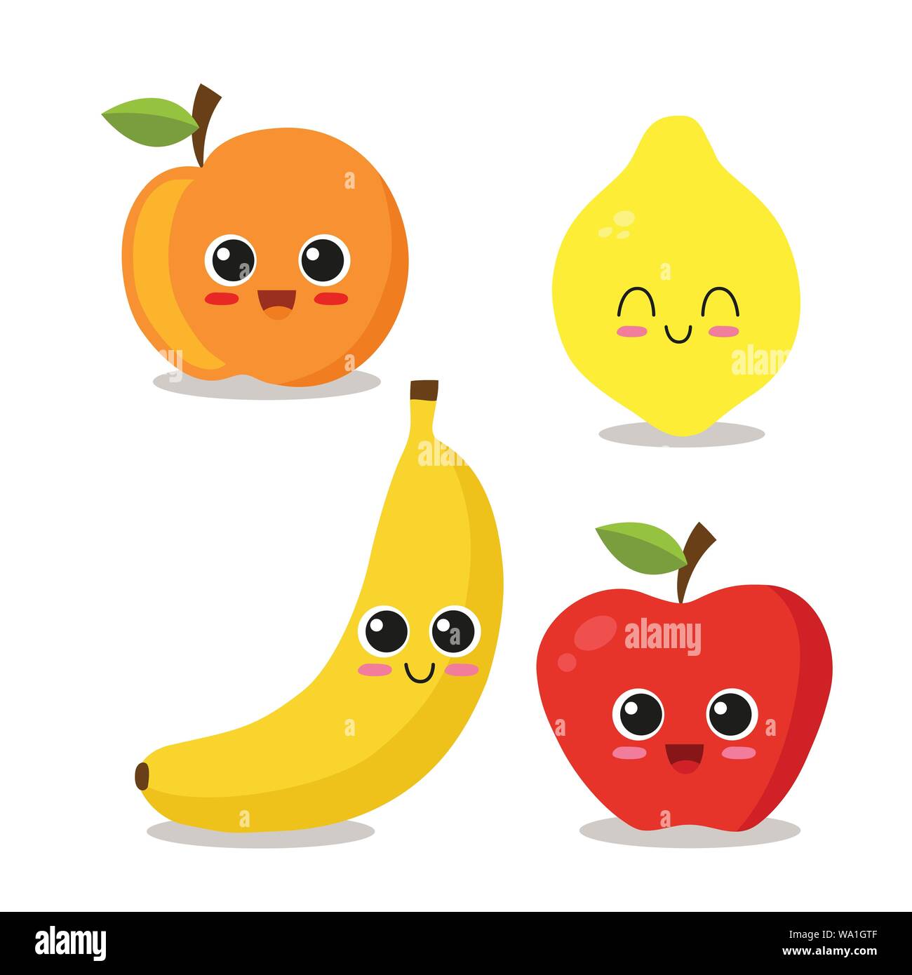 Cartoon illustration funny fruits comic hi-res stock photography and ...