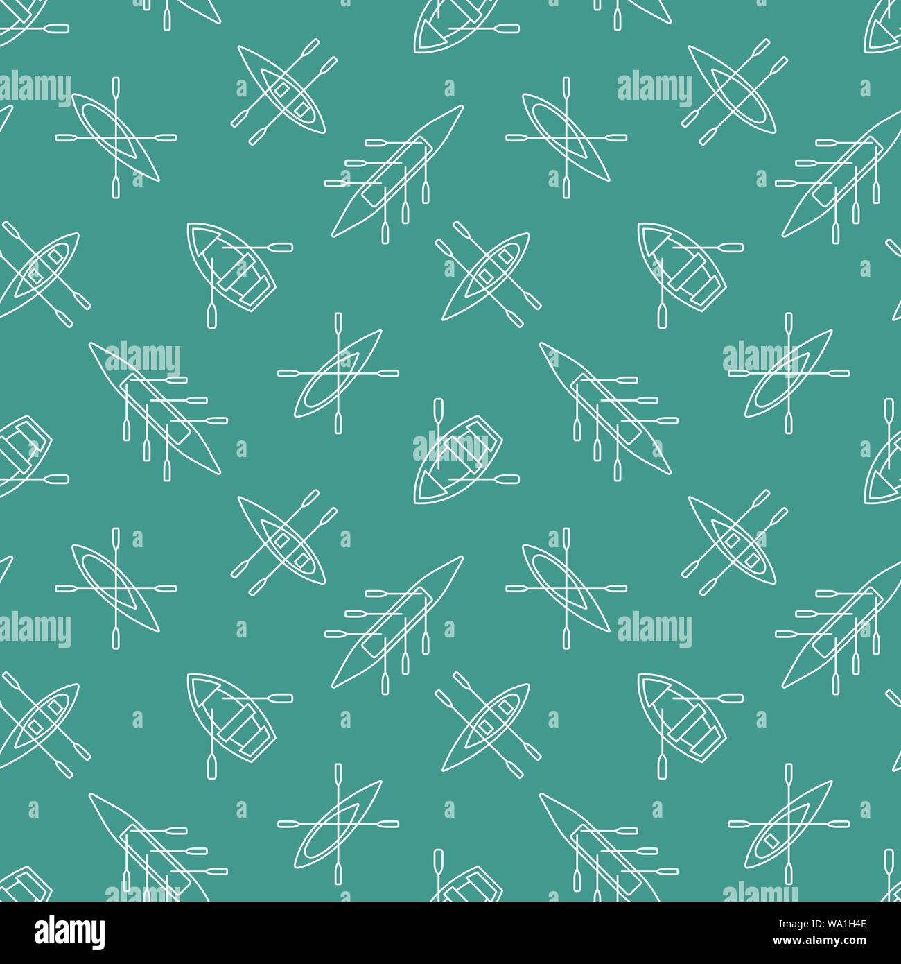 Boats silhouettes seamless pattern Stock Vector Image & Art - Alamy