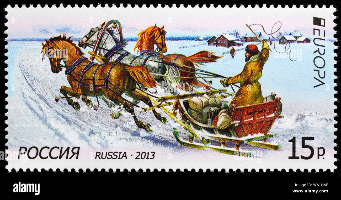 Russian postman hi-res stock photography and images - Alamy