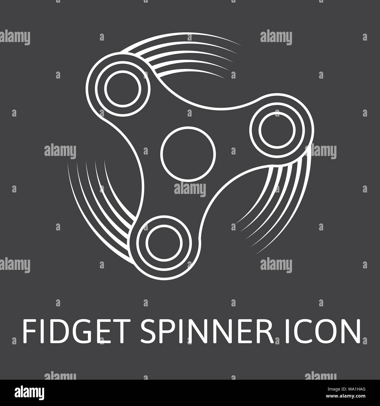 Fidget hand spinner Stock Vector Image & Art - Alamy