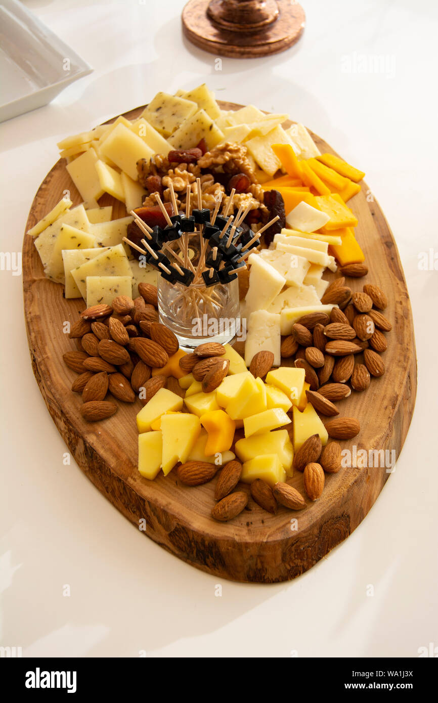 cheese table for wine Stock Photo - Alamy