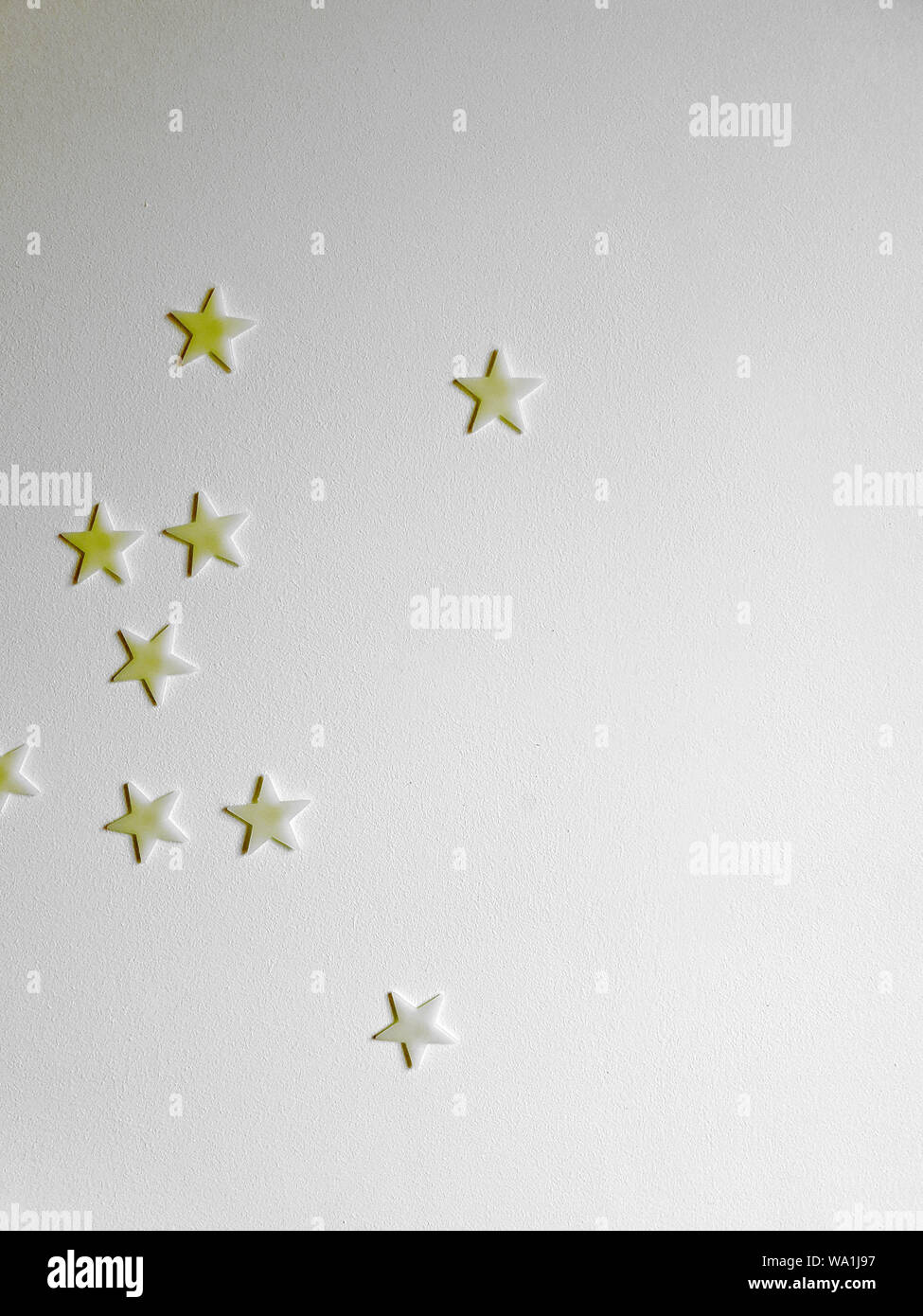 Stars stickers on wall hi-res stock photography and images - Alamy