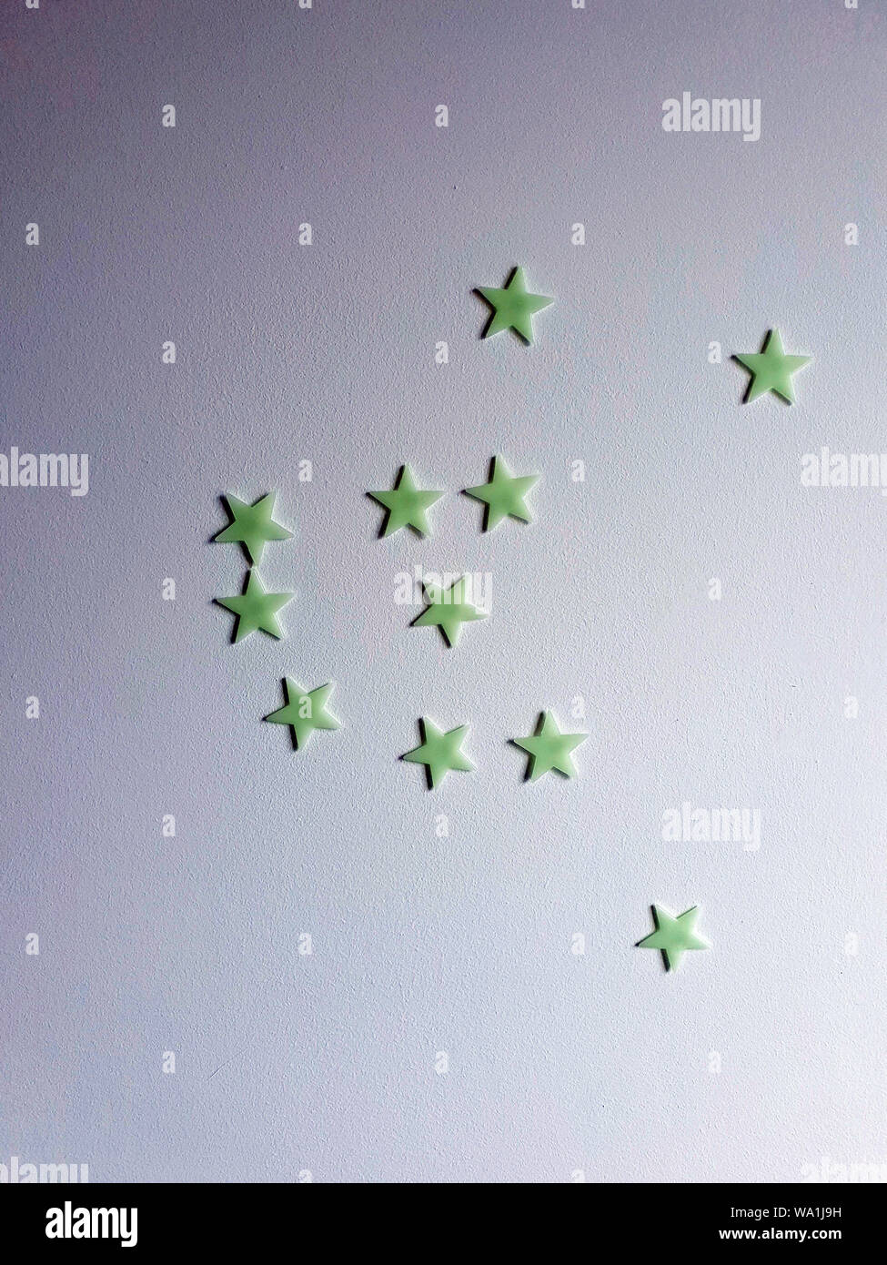 Stars stickers on wall hi-res stock photography and images - Alamy