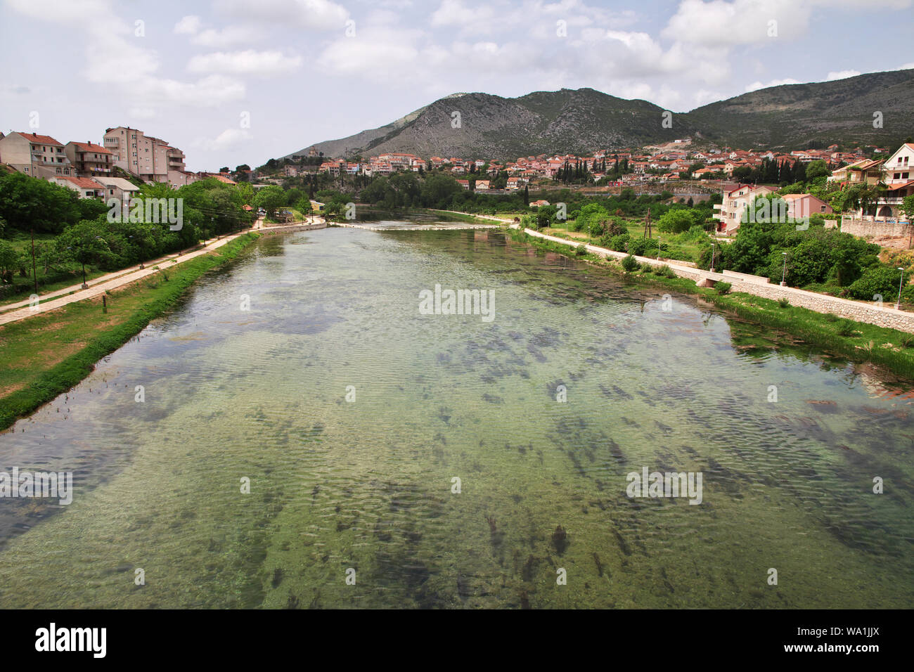 The river in Trebinje, Bosnia and Herzegovina Stock Photo - Alamy