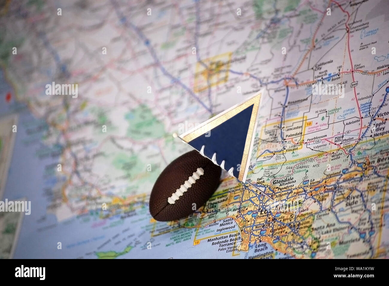Nfl fan map hi-res stock photography and images - Alamy