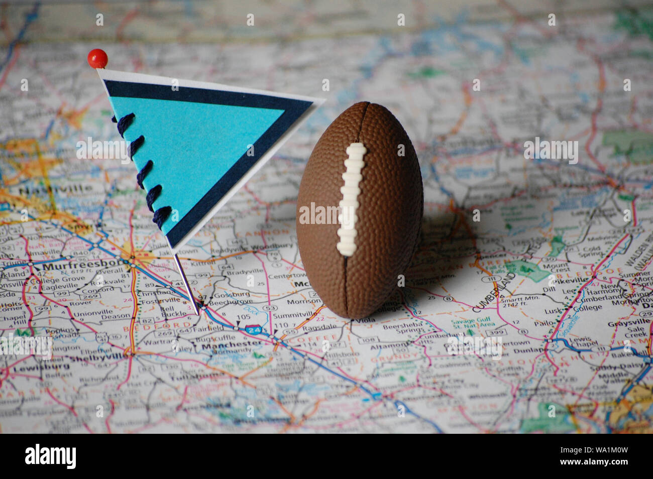 Nfl fan map hi-res stock photography and images - Alamy