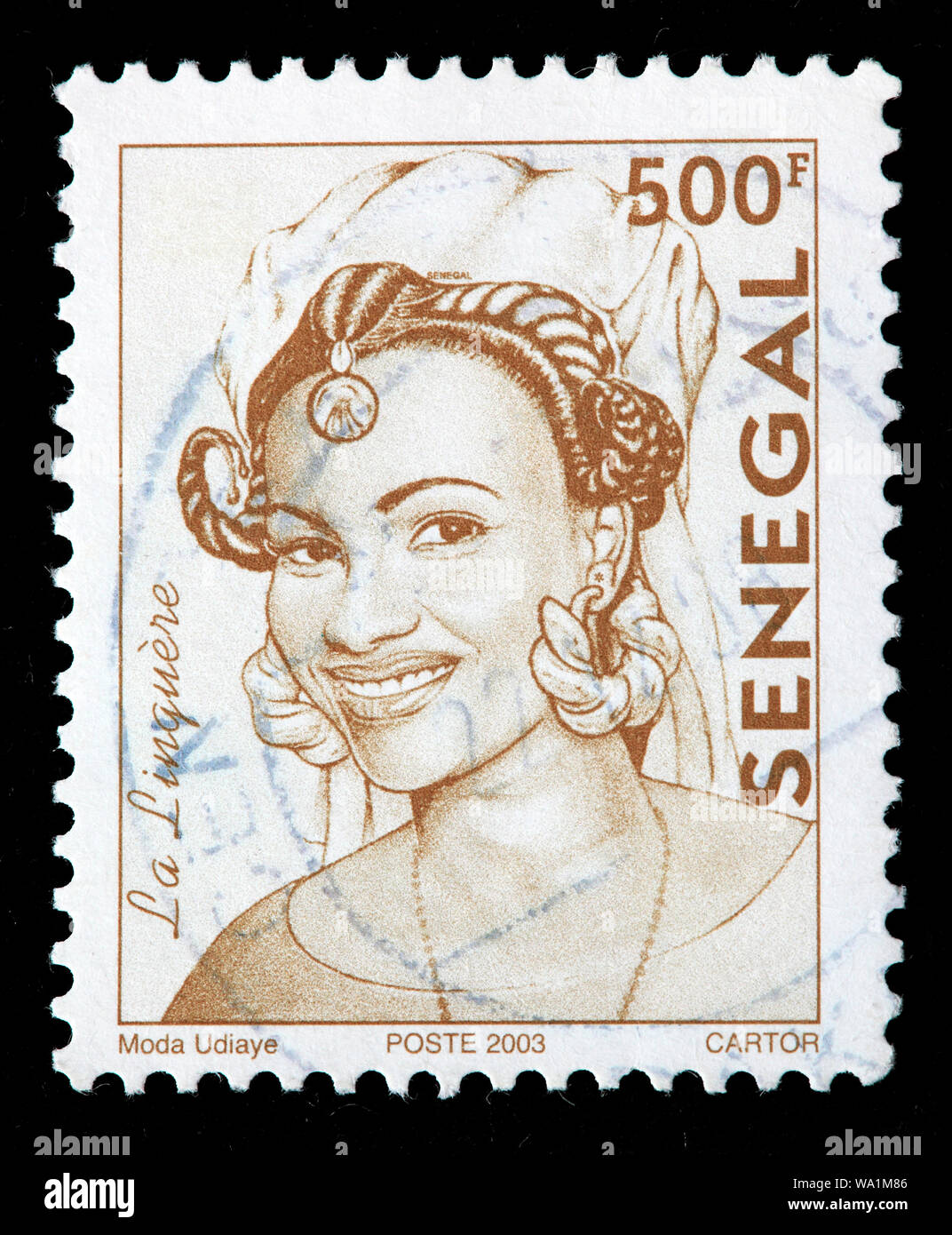 Postage stamp senegal hi-res stock photography and images - Alamy