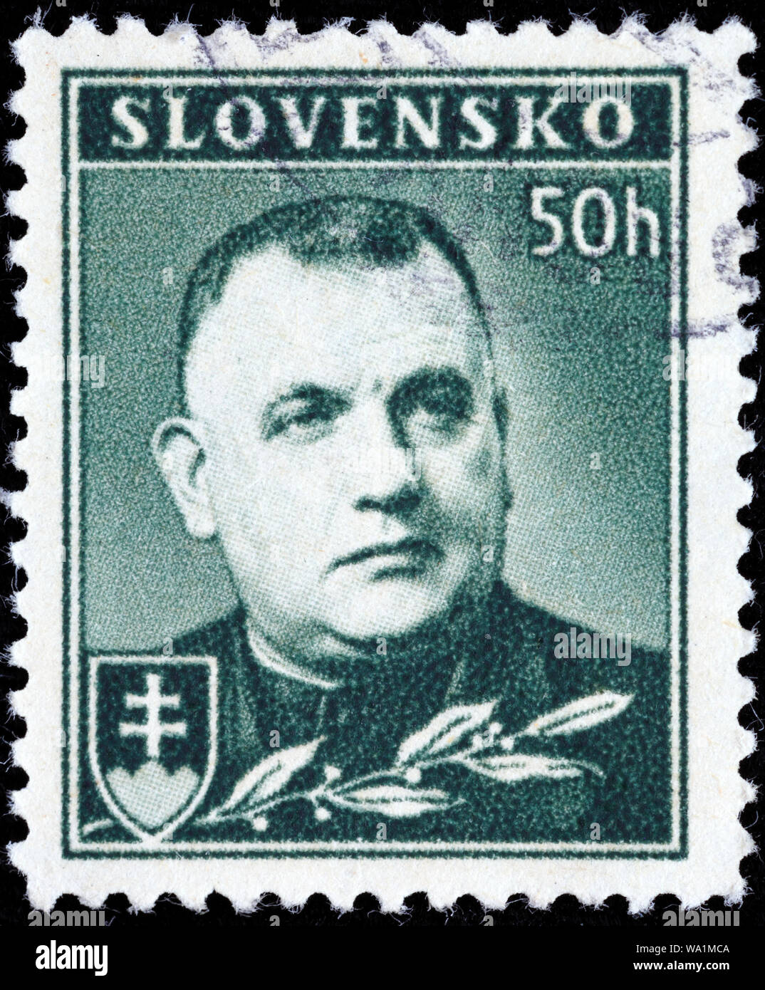 Jozef Tiso (1887-1947), President of Independent Slovak Republic ...