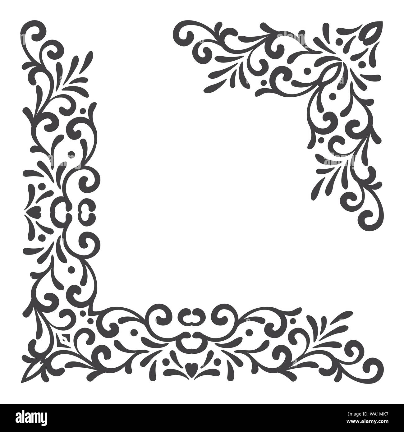 Elegant vintage vector corners Stock Vector Image & Art - Alamy