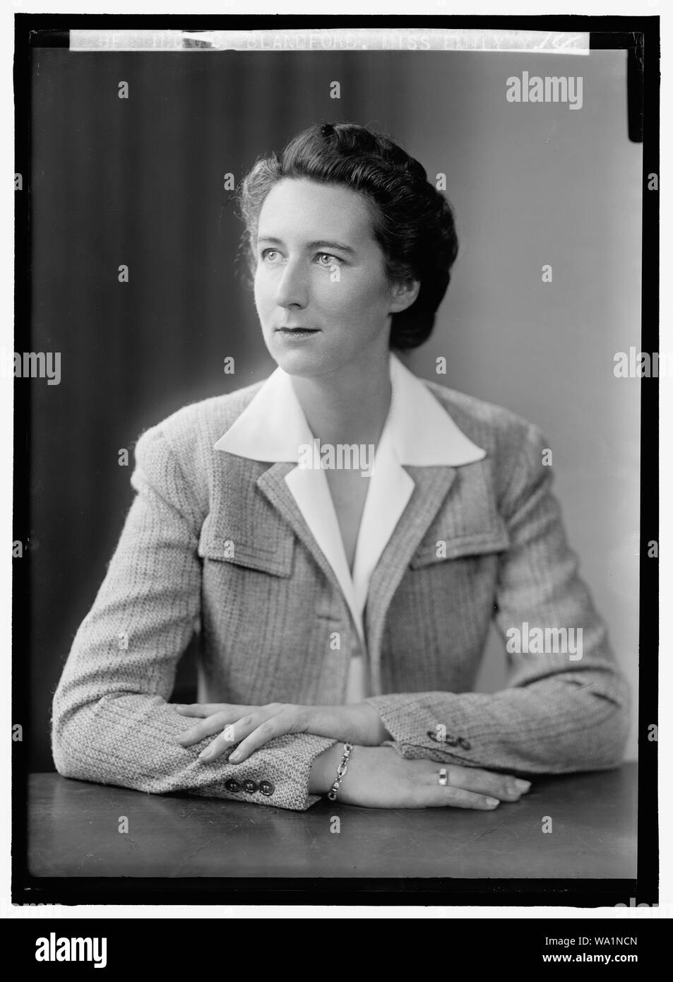 BLANDFORD, EMILY Y. PORTRAIT Stock Photo - Alamy