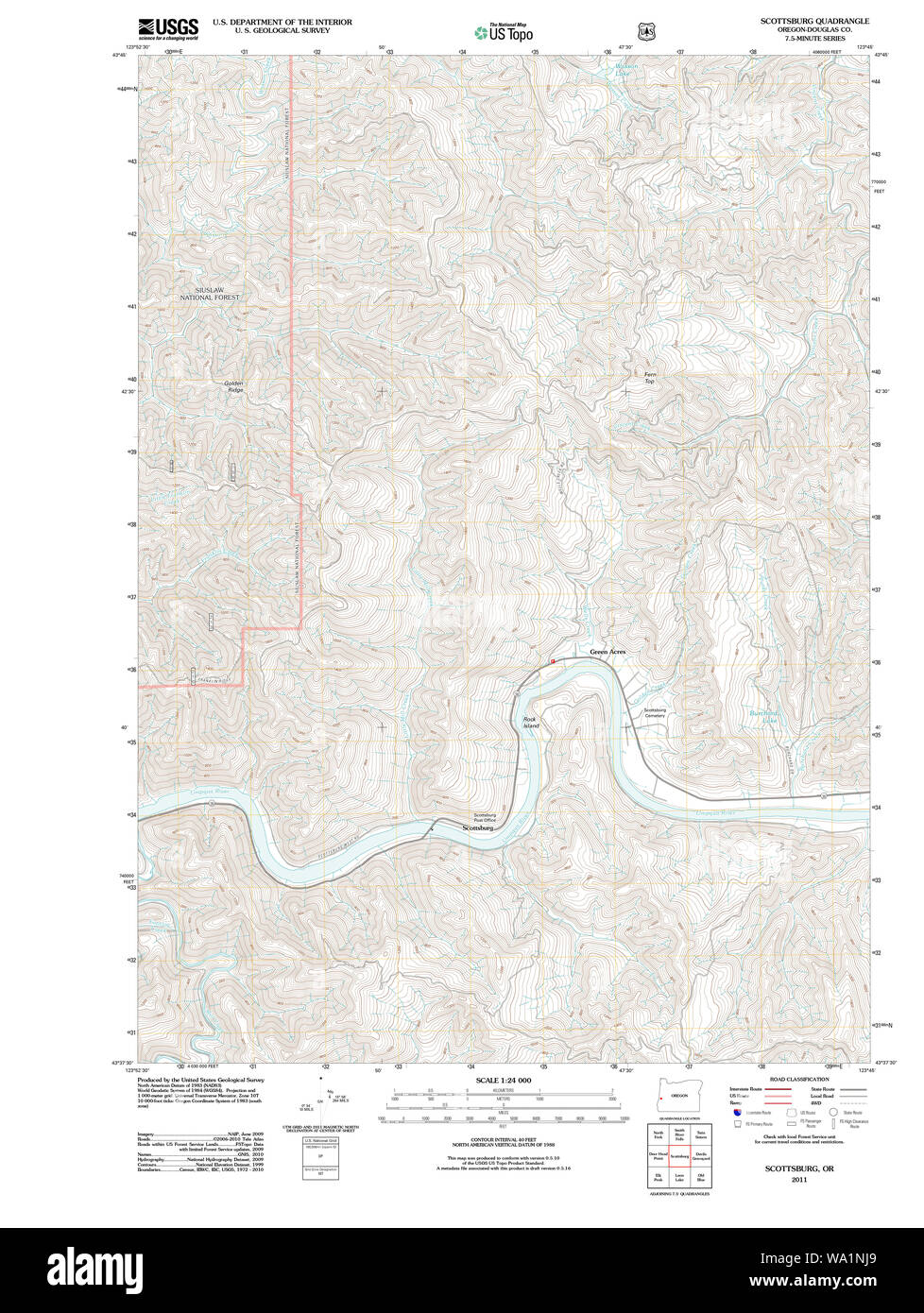 Scottsburg map Cut Out Stock Images & Pictures - Alamy