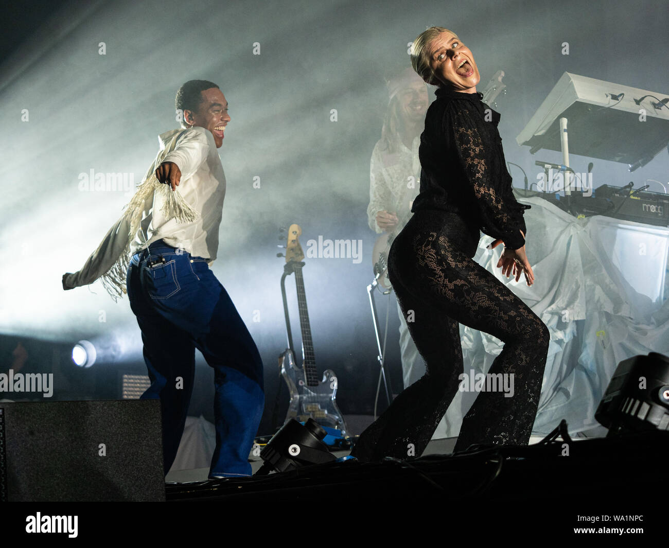 Alges, PORTUGAL: Robyn performing live on the 1st day of Festival NOS ...