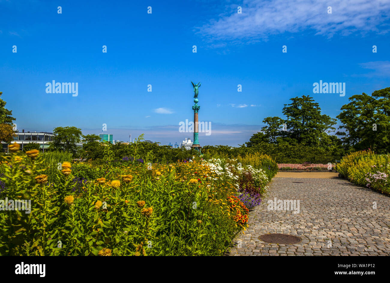 Denmark - the angel statue Stock Photo - Alamy
