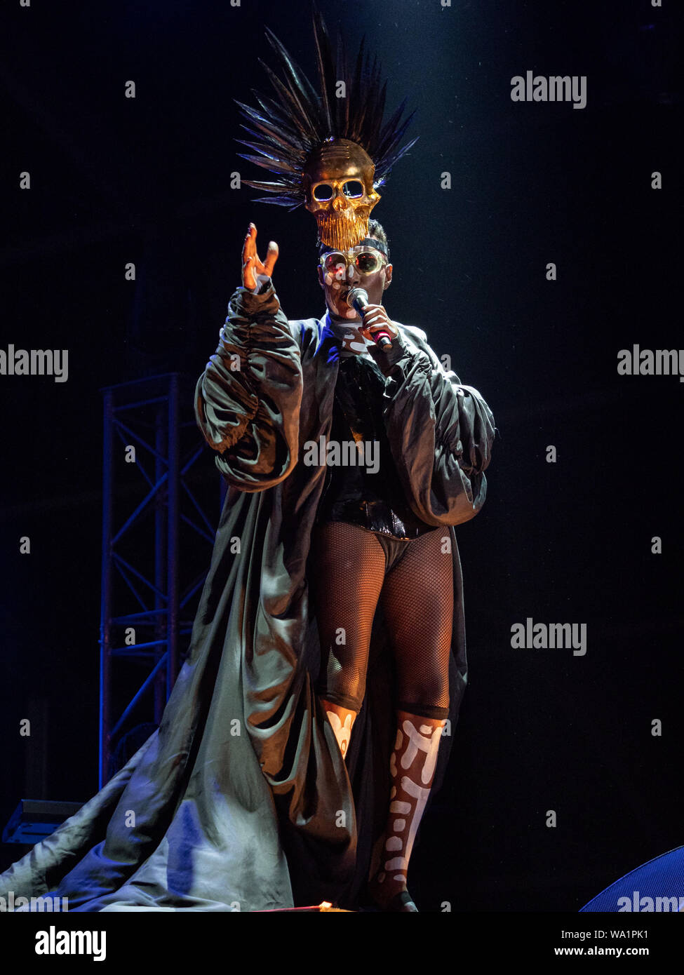 Alges, PORTUGAL: Grace Jones performing live on the 2nd day of Festival ...