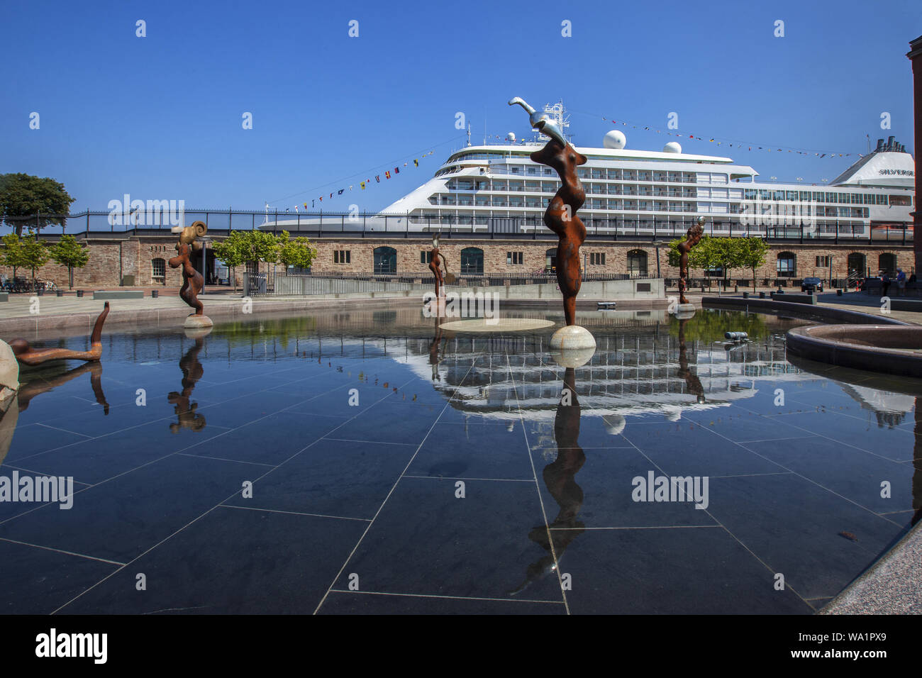 Copenhagen - abstract sculpture Stock Photo - Alamy