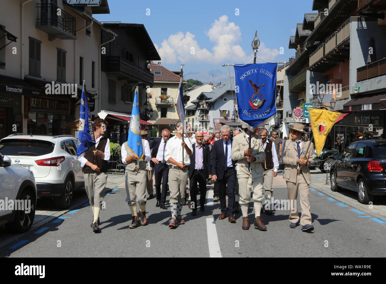 Fête des Guides du Val Montjoie. Saint-Gervais-les-Bains. / Festival of ...