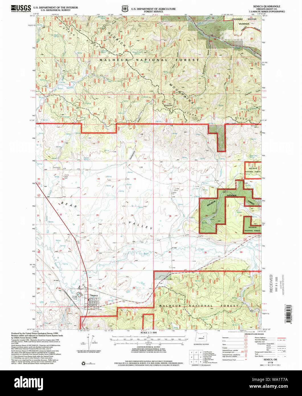Map of seneca hi-res stock photography and images - Alamy