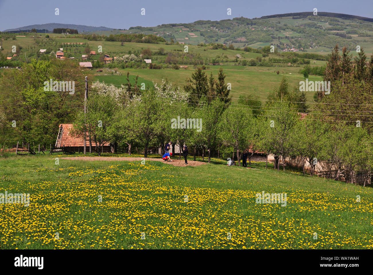 The village in Bosnia and Herzegovina Stock Photo - Alamy