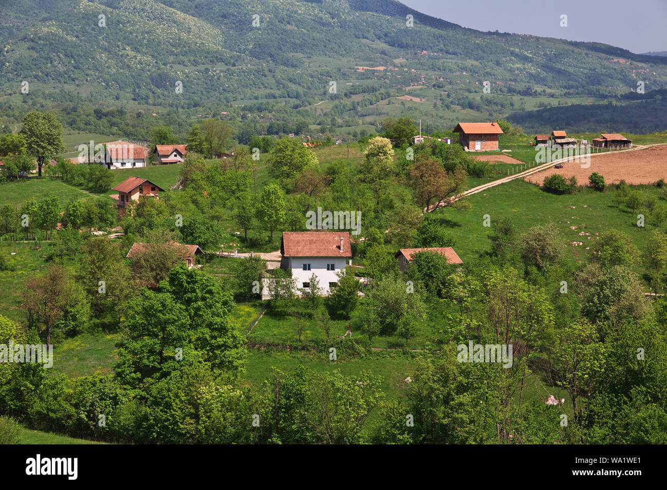 The village in Bosnia and Herzegovina Stock Photo - Alamy