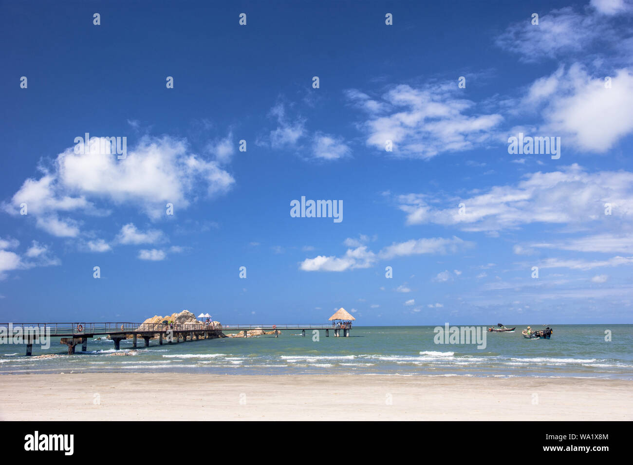 Guangdong maoming romantic coastal tourist resort Stock Photo - Alamy