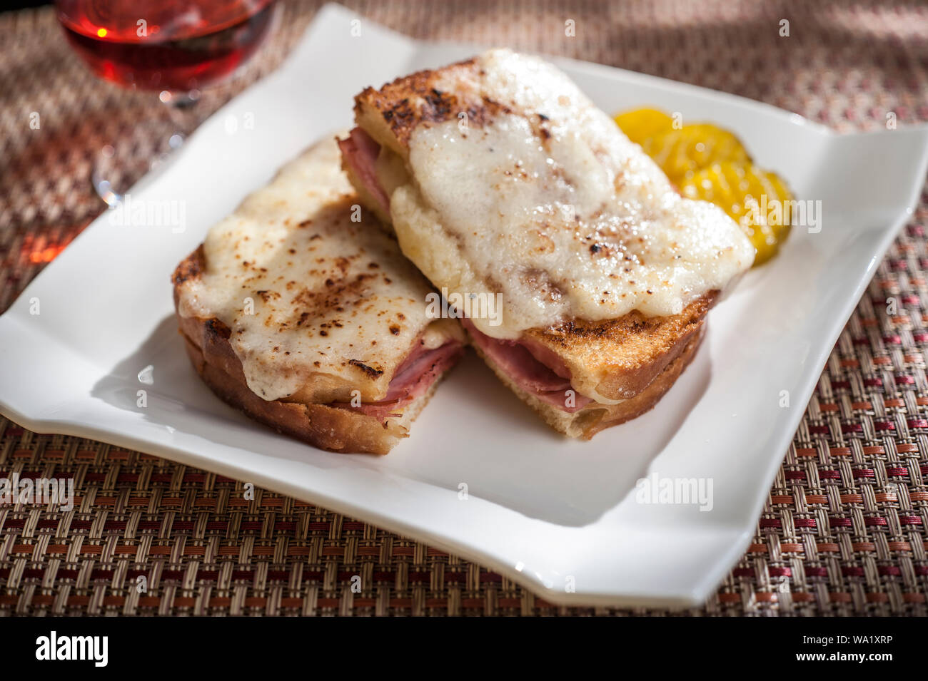 Croque monsieur hi-res stock photography and images - Alamy