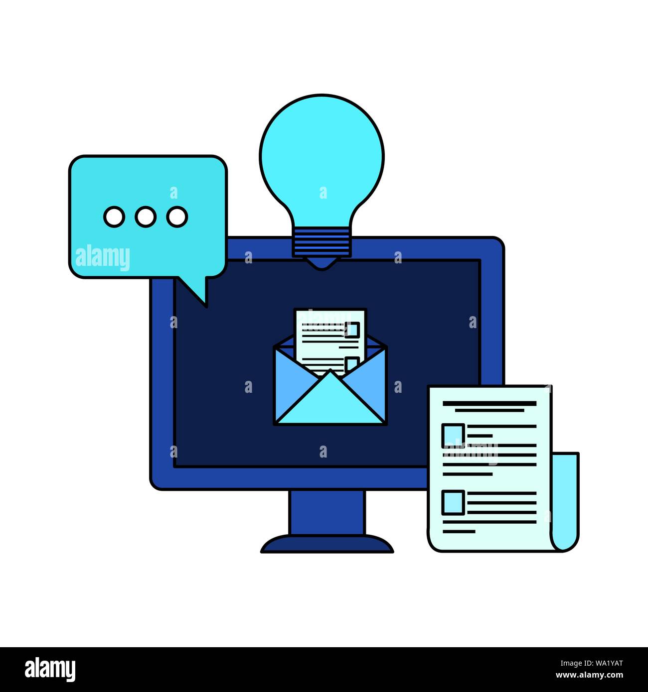 Test format Stock Vector Images - Alamy