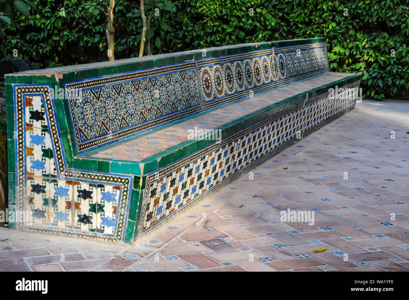 Seville real alcazar tiles hi-res stock photography and images - Alamy
