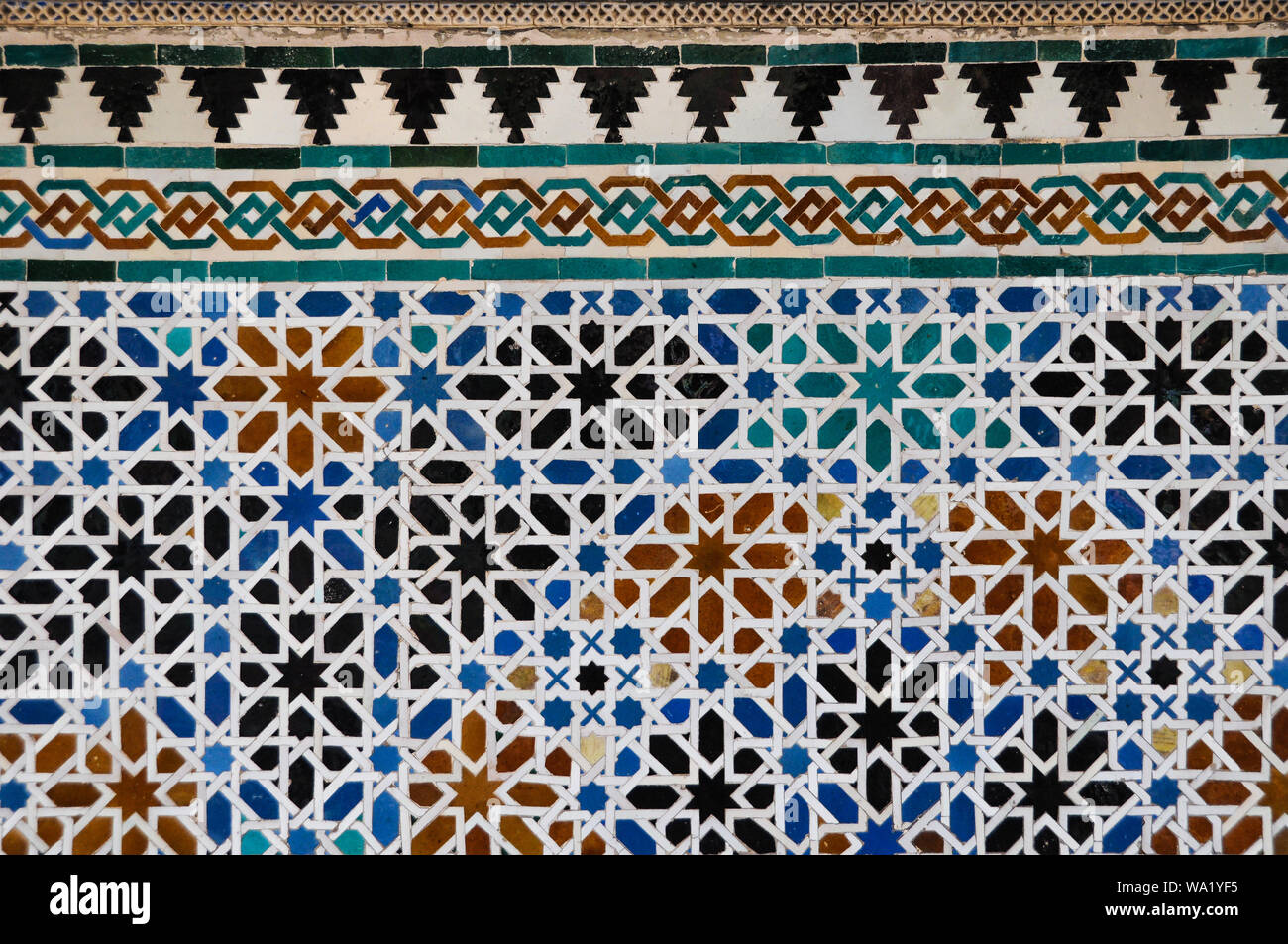 Seville real alcazar tiles hi-res stock photography and images - Alamy