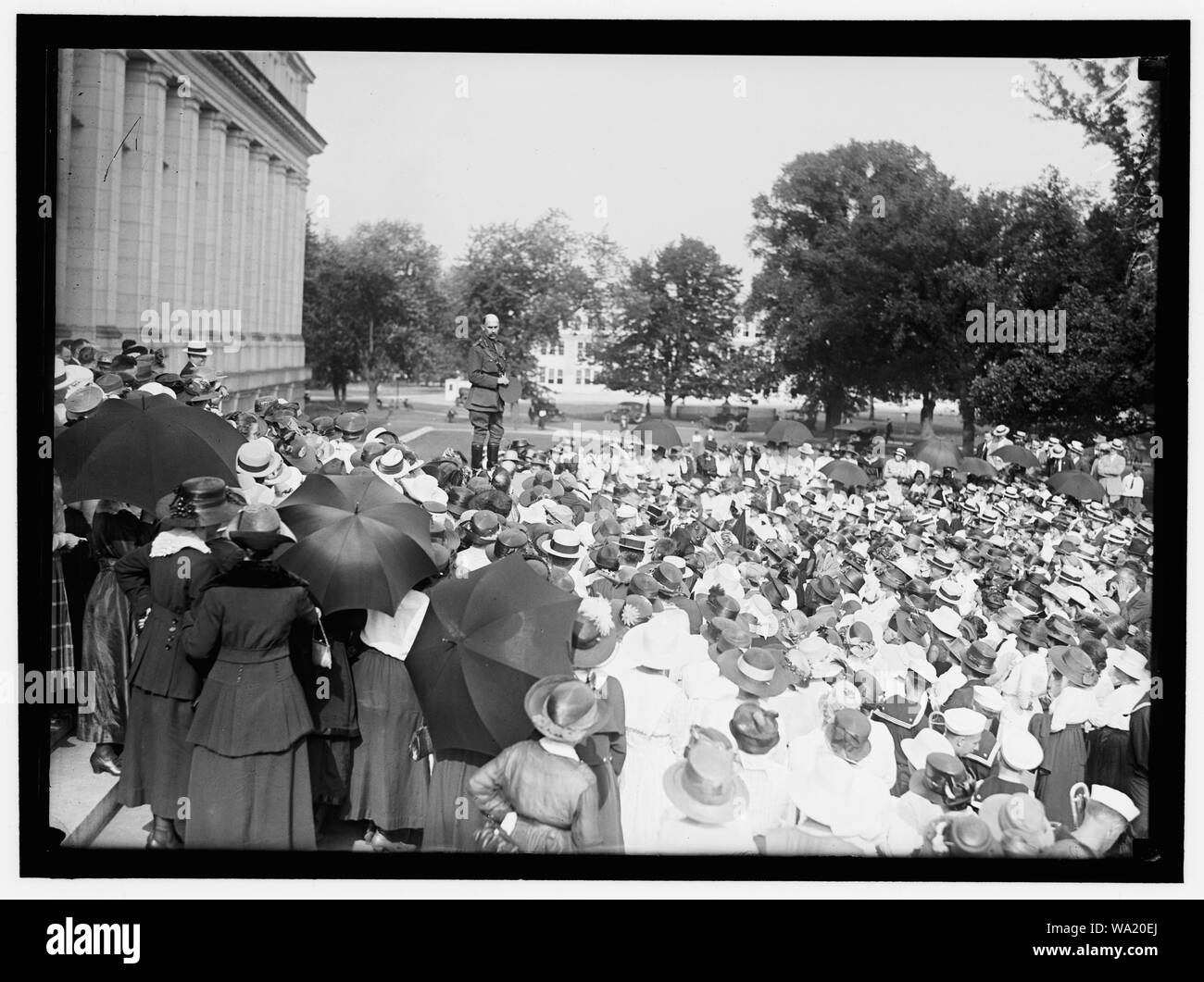 BRIDGES, G.T.M. MAJOR GENERAL, BRITISH ARMY. SPEAKING. WASHINGTON ...