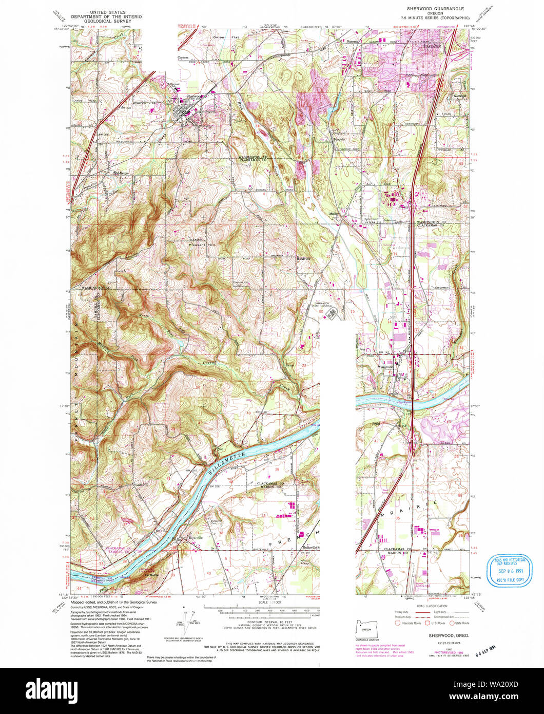 1961 map Cut Out Stock Images & Pictures - Alamy