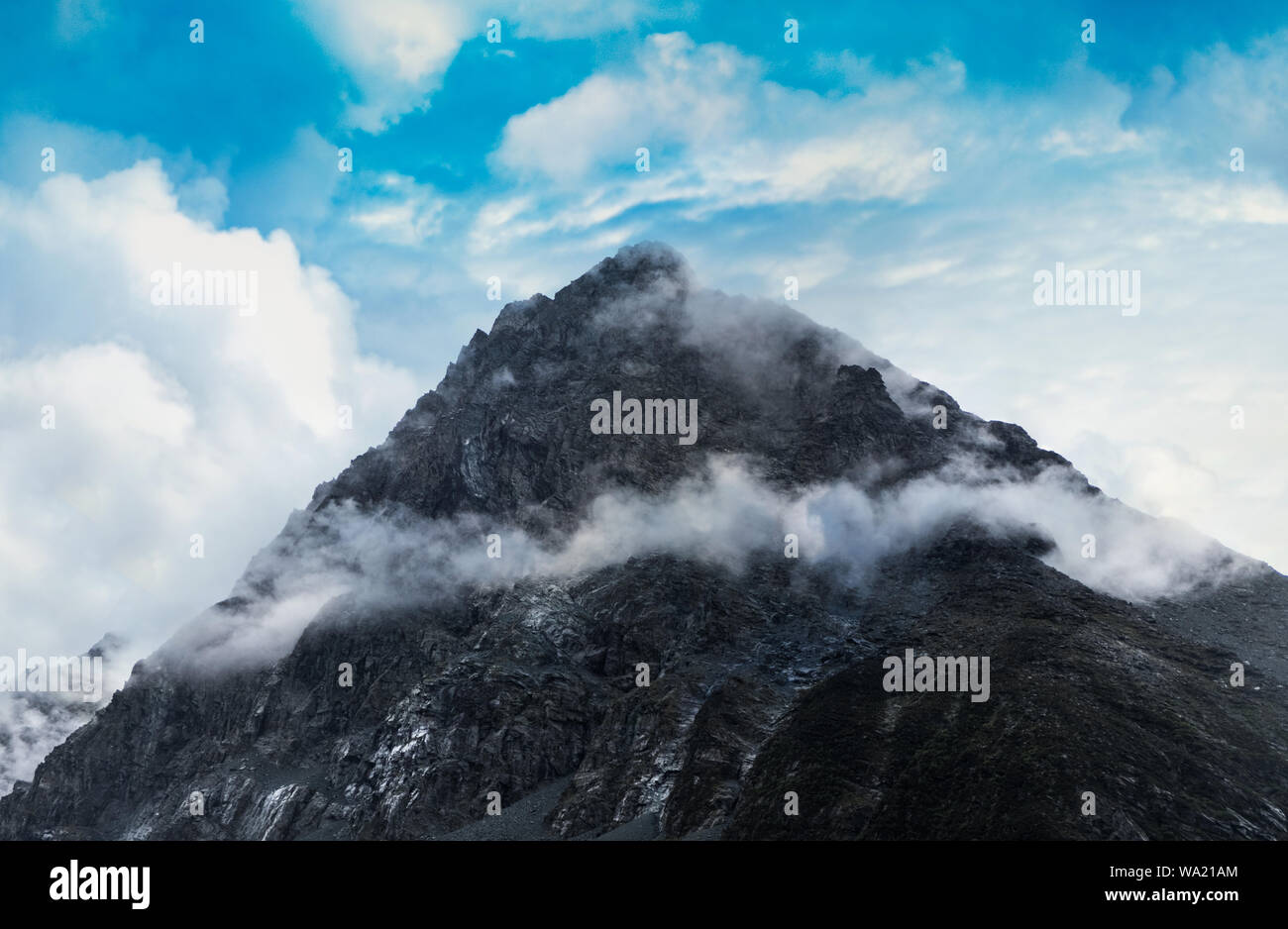 The Ding Yang yong snow mountain Stock Photo - Alamy