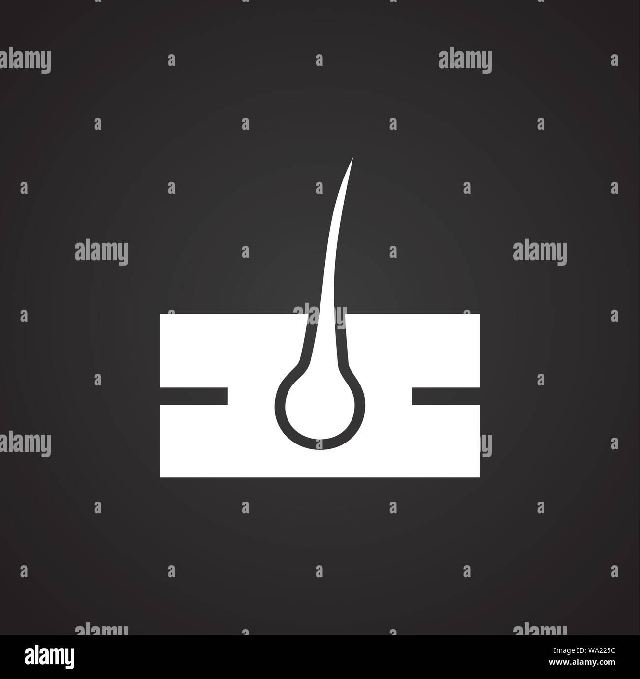 Human organ icon on background for graphic and web design. Simple ...