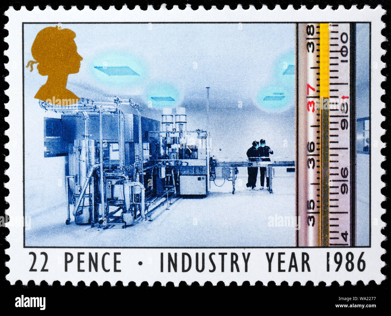 Postage stamp production england hi-res stock photography and images ...