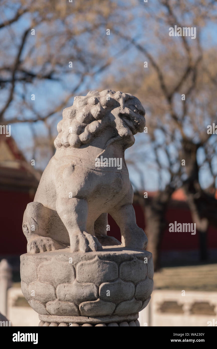 The Forbidden City shishi Stock Photo - Alamy