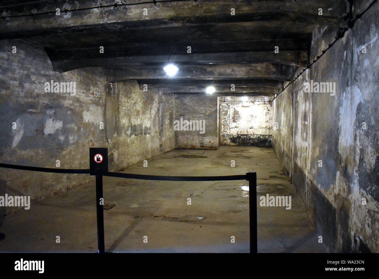 Auschwitz gas chamber hi-res stock photography and images - Alamy