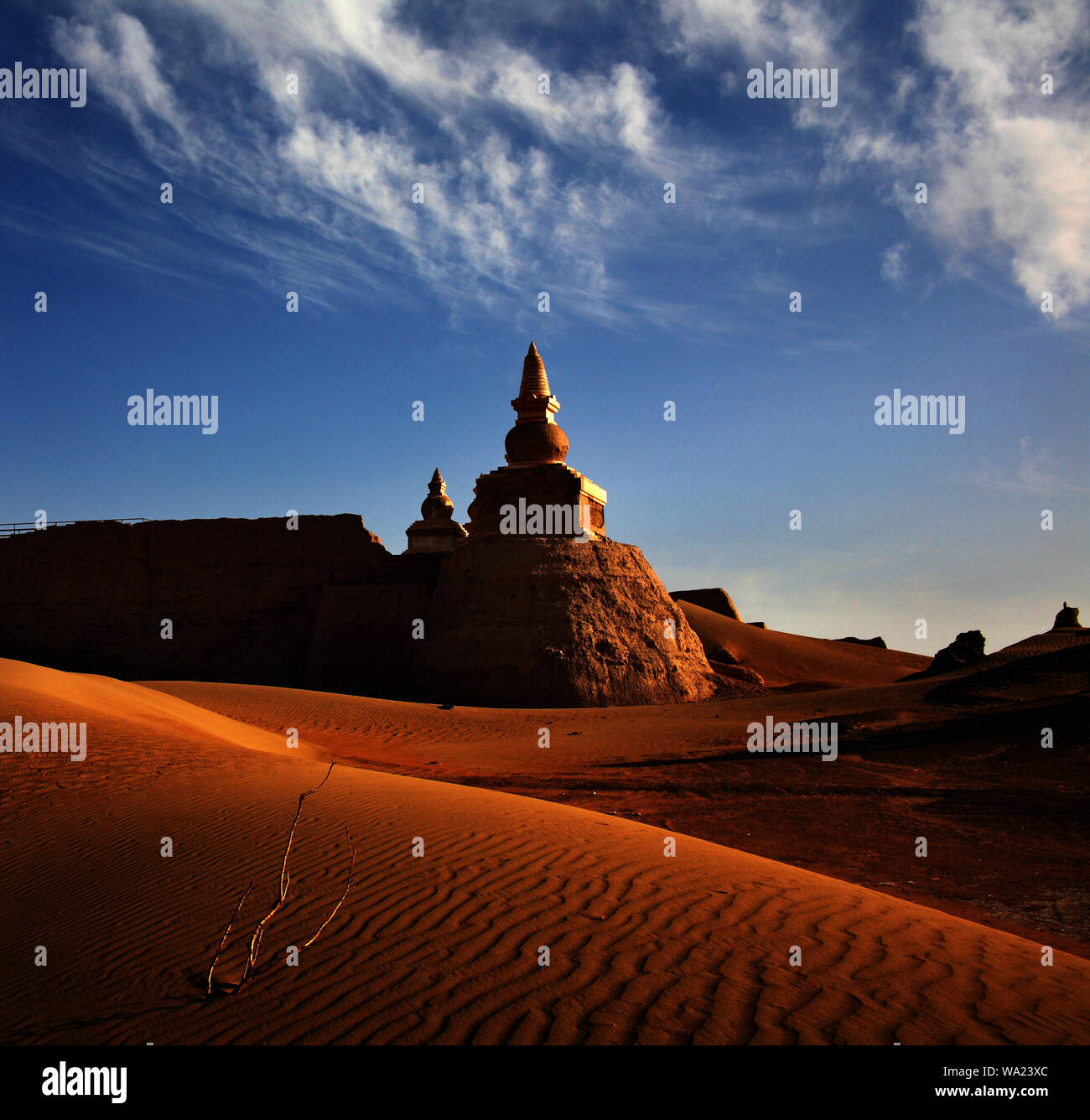 Black city ruins Stock Photo - Alamy