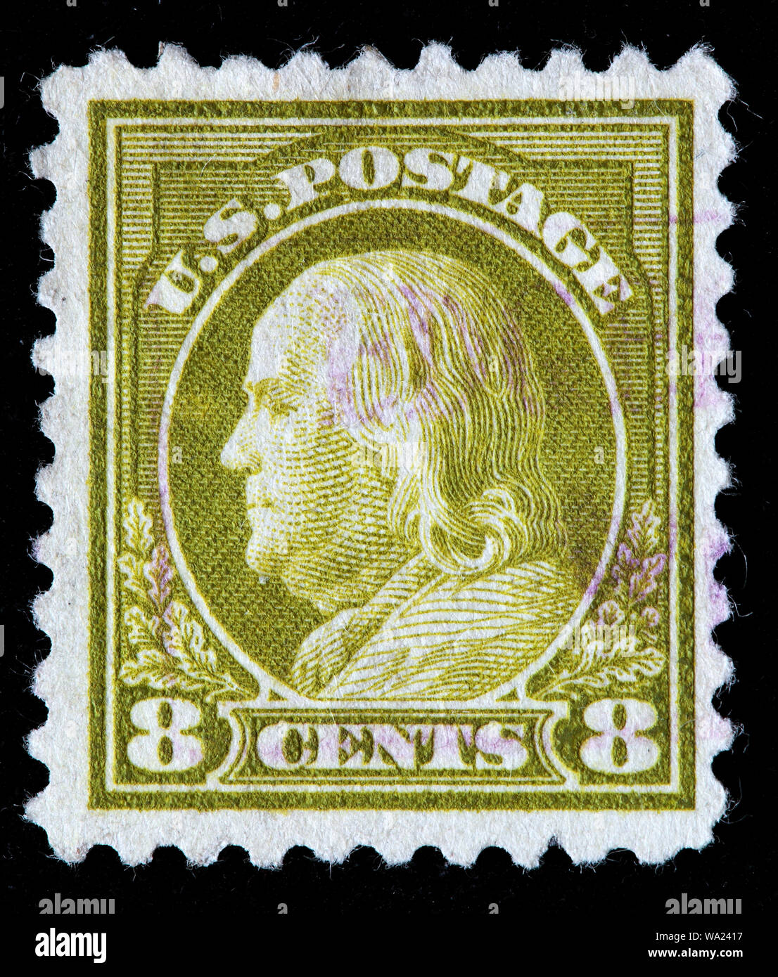 Us postage stamp benjamin franklin hi-res stock photography and images ...